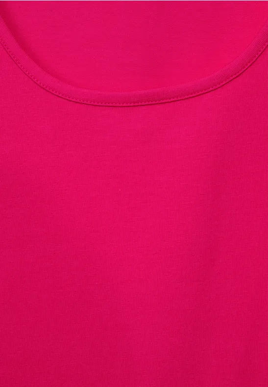 CECIL Longtop in Unifarbe für Damen in Pink | CECIL