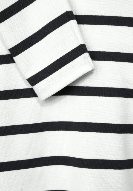 CECIL Kapuzenshirt für Damen in Weiß|Schwarz | CECIL