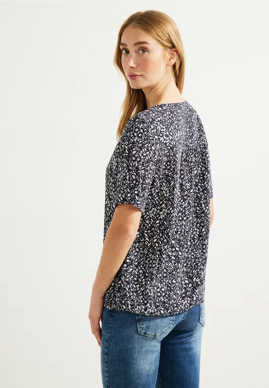 CECIL Multicolor Printshirt für Damen in Blau | CECIL