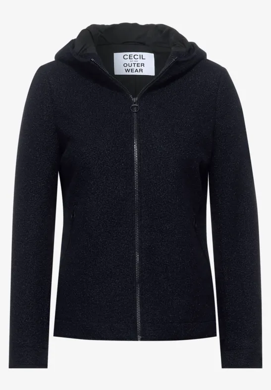 CECIL Outdoor Jacke mit Kapuze für Damen in Blau | CECIL