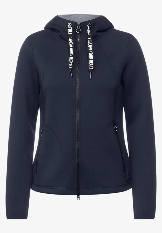 CECIL Doubleface Scuba Jacke für Damen in Blau | CECIL