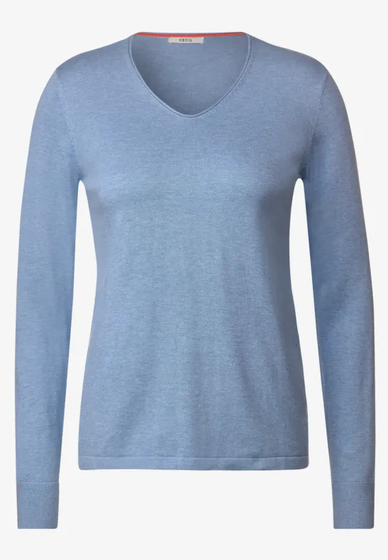 CECIL Feinstrick Pullover für Damen in Blau | CECIL